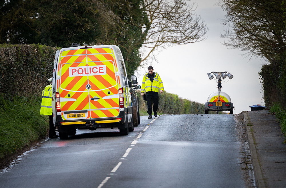 Police motorcyclist airlifted after serious crash in Aldbourne