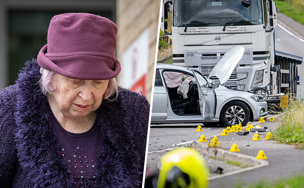 Biker's leg amputated after crash caused by OAP's bad driving