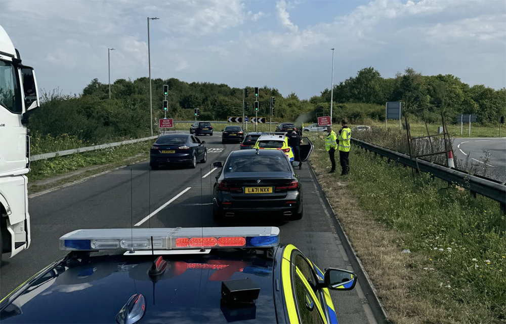 Police arrested 'cheeky' motor thief on A350 in Chippenham