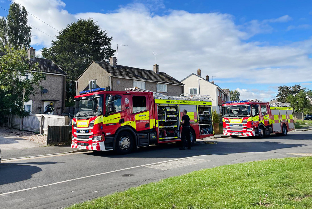 Ten firefighters called to tackle flames at house in Swindon