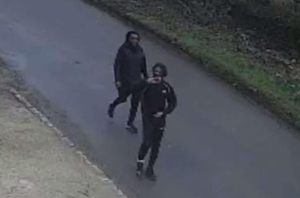CCTV shows acid attack suspects in village near Chippenham