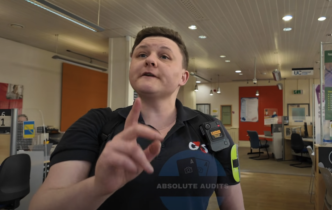 Auditor arrested at Jobcentre after security guard's assault claim