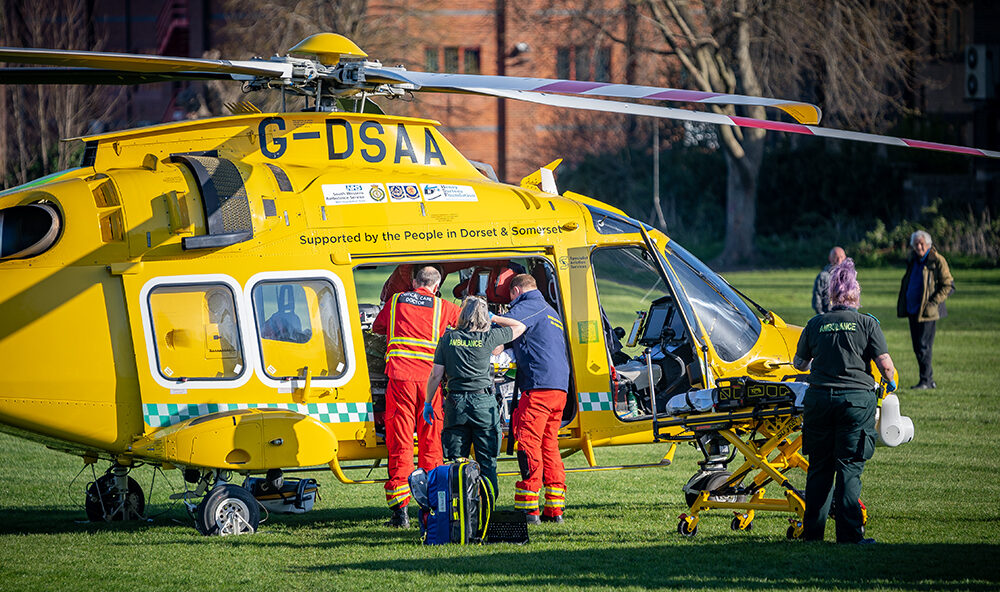 Man airlifted to hospital after Trowbridge railway station incident