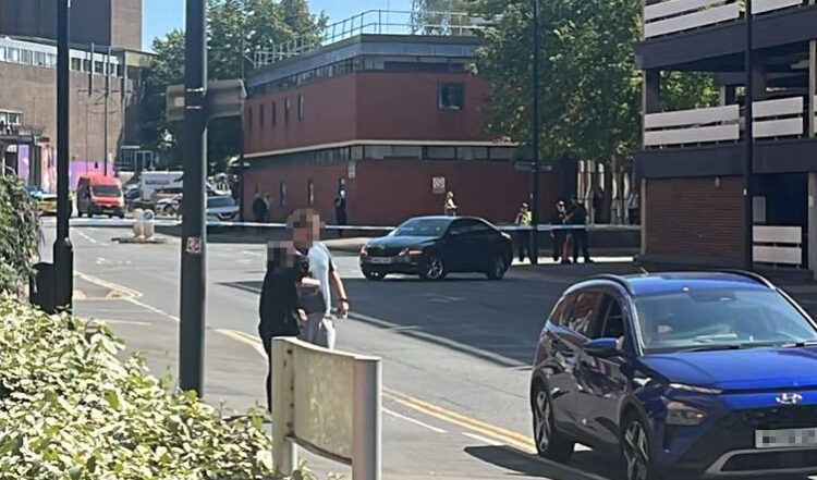 Man in distress on Swindon car park sparks town centre cordon