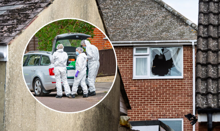 Trowbridge murder: Locals claim man was 'pushed through window'