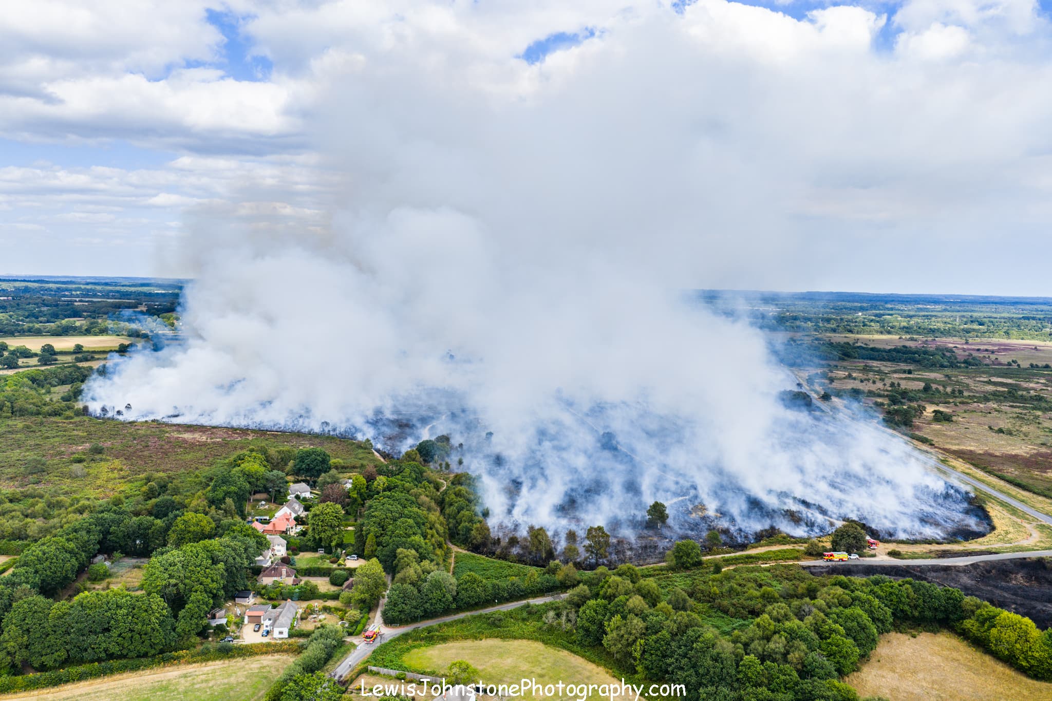 Fire service declares major incident as 100 firefighters tackle blaze