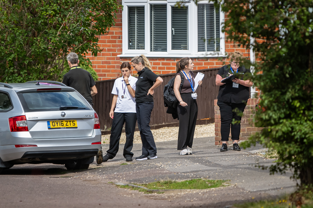 Trowbridge murder: Locals claim man was 'pushed through window'