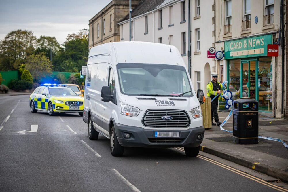 Two women hit by reversing van in Melksham rushed to hospital