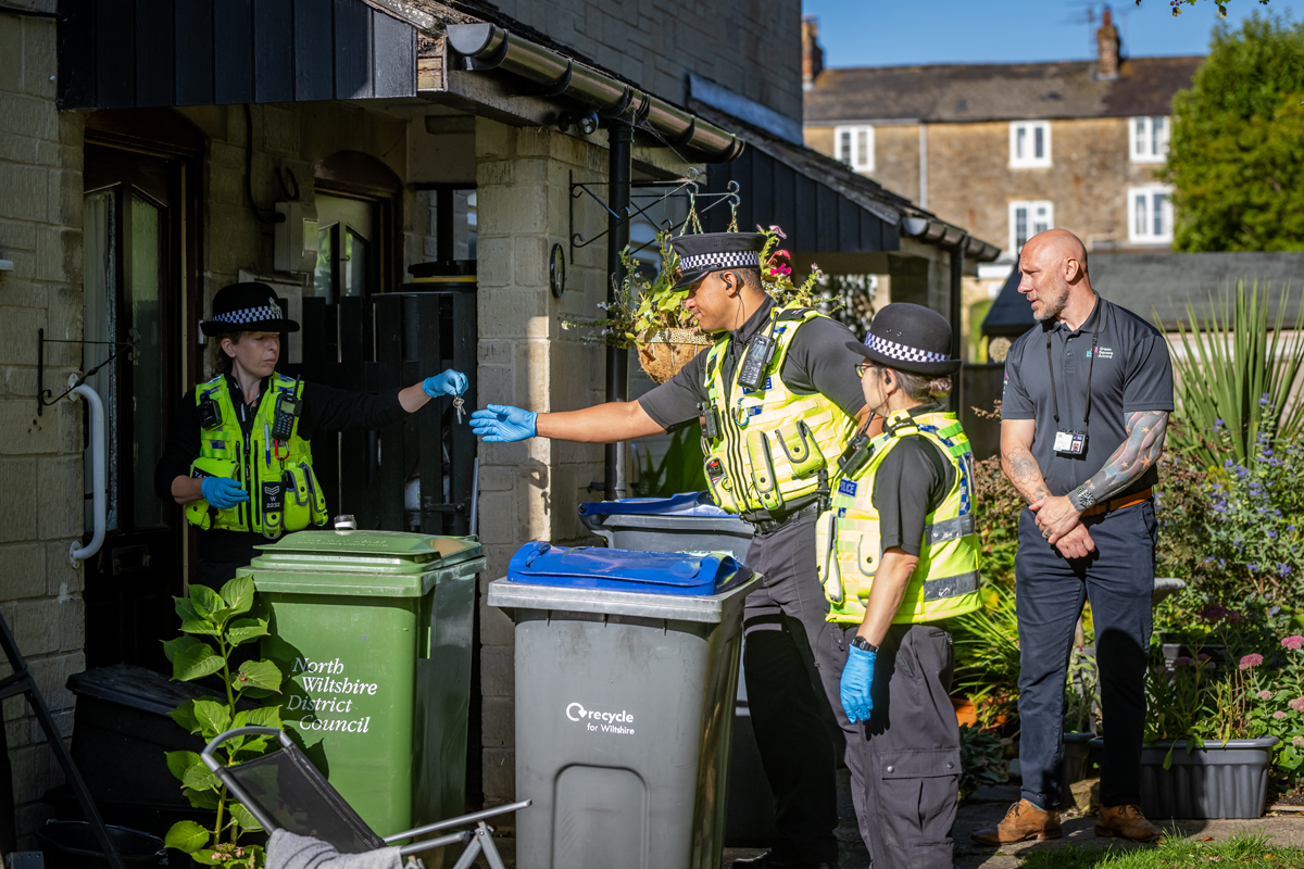 Man charged and named after police raid house in Malmesbury