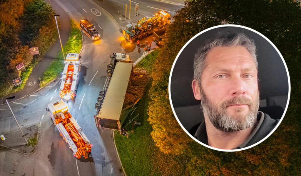Driver charged after lorry overturns on A350 in Chippenham