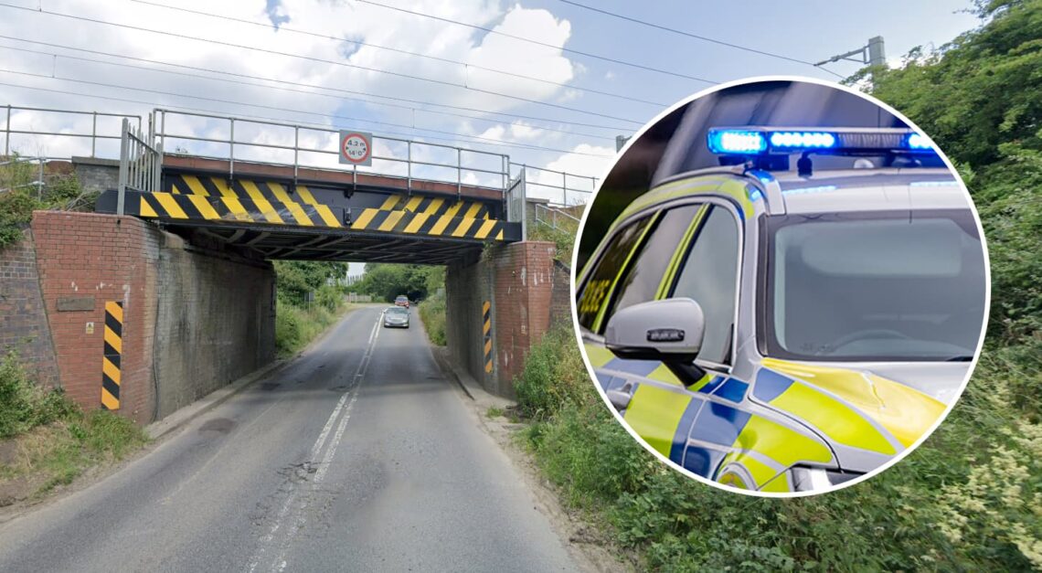Driver given ticket after crashing into low bridge near Malmesbury