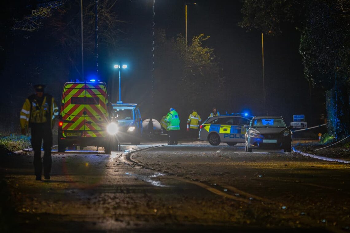 Pedestrian killed in Devizes crash as Storm Claudia batters county
