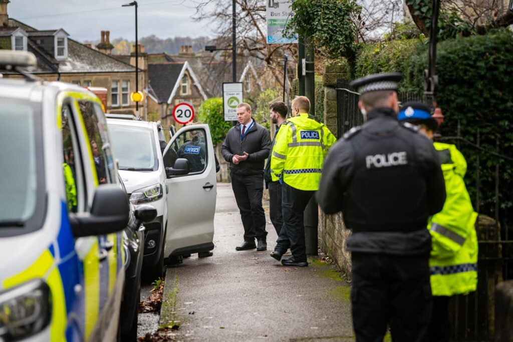 Woman killed in 'fall from height' as emergency services swarm