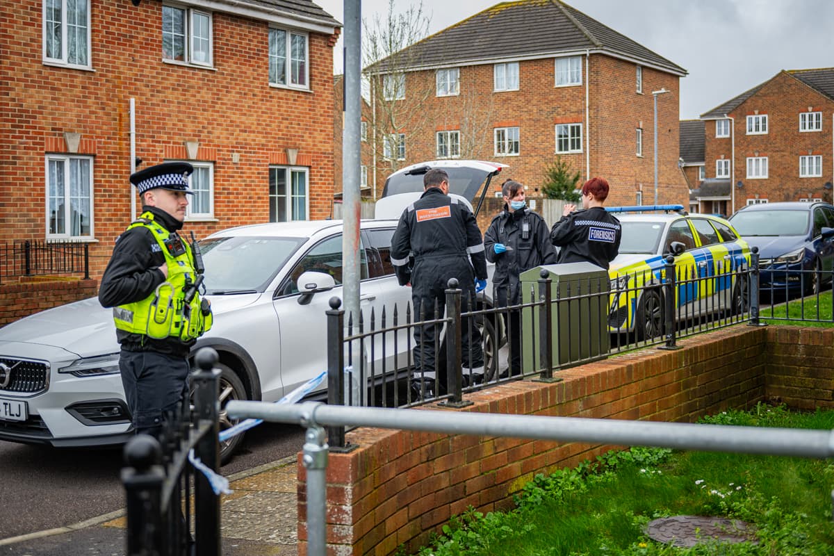 Pushchair among items destroyed in fire at block of flats in Swindon