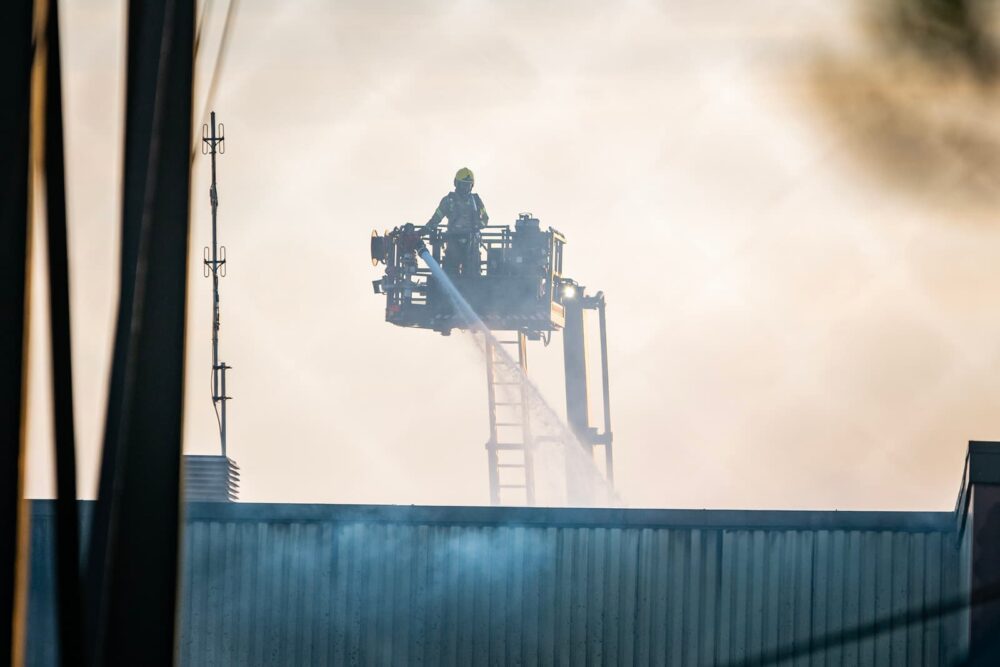 Major fire breaks out at RAF Fairford as firefighters battle flames